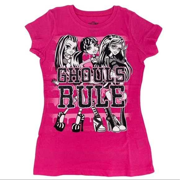 monster high | Shirts & Tops | Monster High Ghouls Rule Shirt | Poshmark